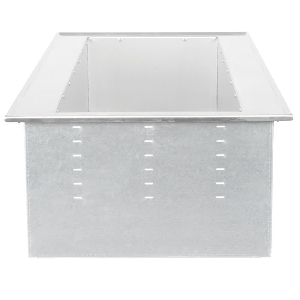 Vollrath 36654 46" Drop-In Cold Well w/ (2) Pan Capacity, Ice Cooled