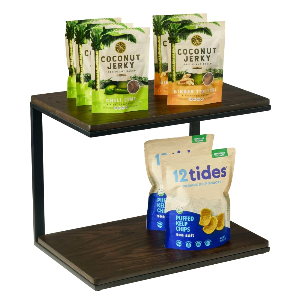 Cal-Mil 22427-112 2 Level Tiered Merchandiser - 18" x 12" x 14 1/2 ...