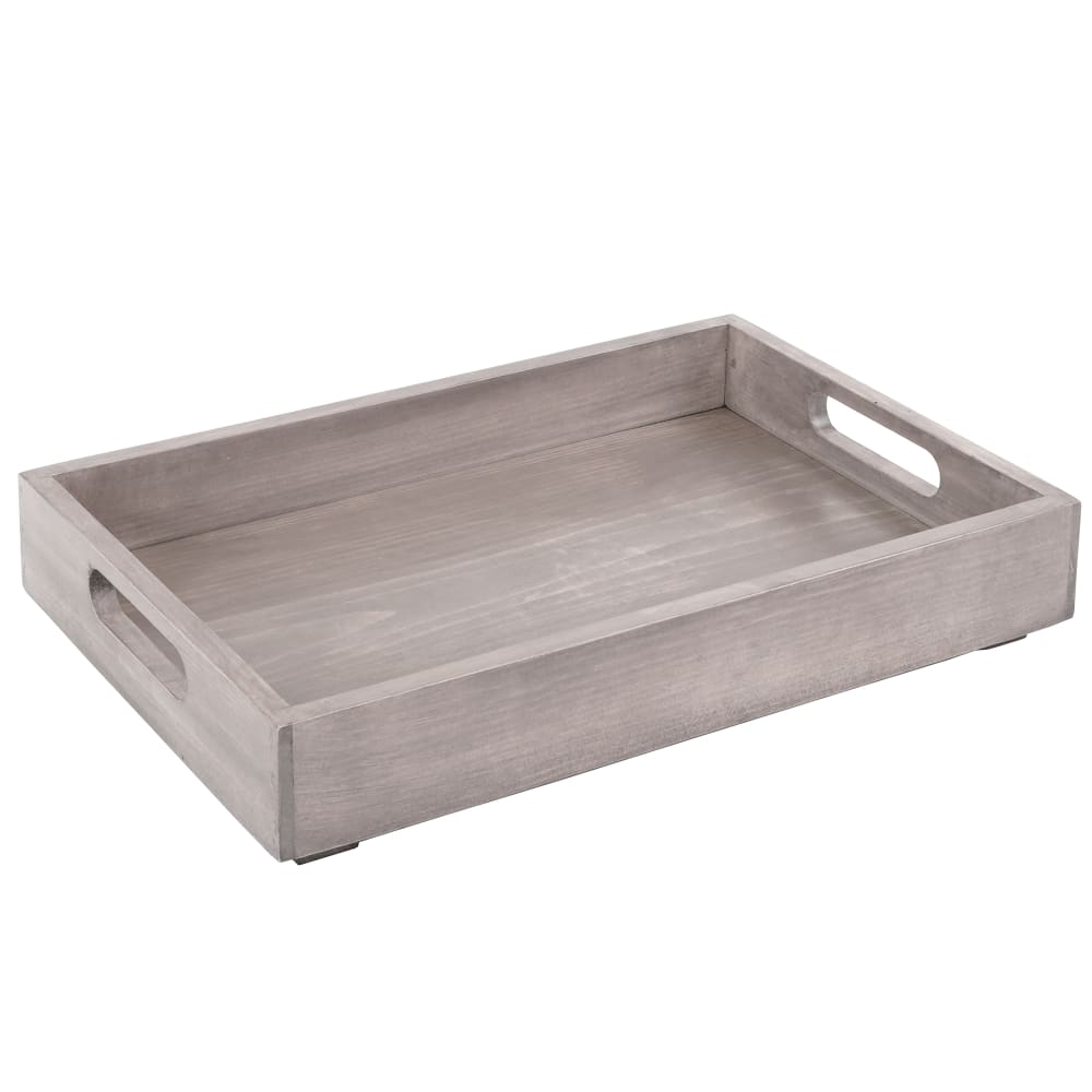 Cal-Mil 3475-1-110 Rectangular Room Service Tray w/ Handles - 16" x 13 ...