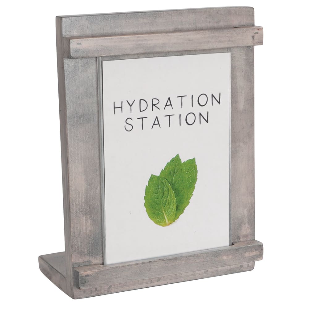 Cal-Mil 3483-46-110 Table Top Menu Card Holder - 6" x 3" x 8"H, Pine ...