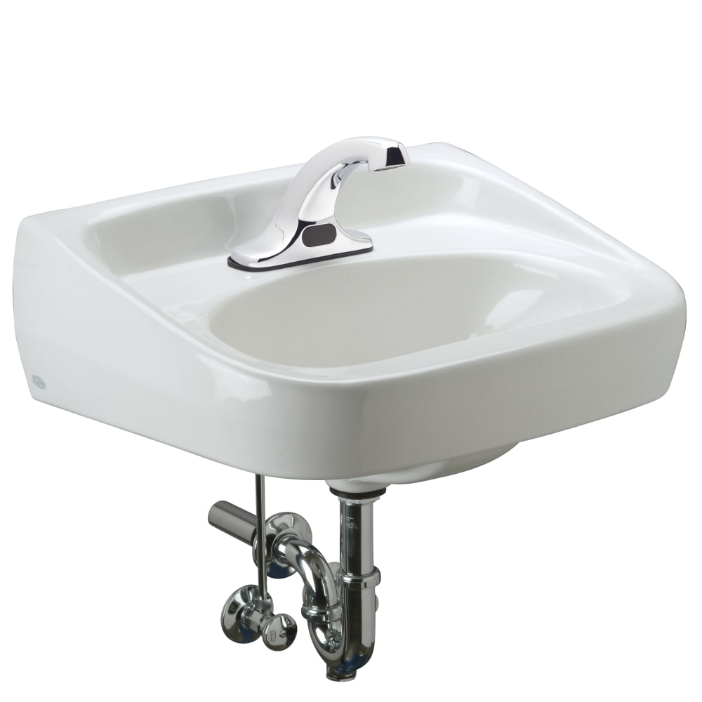 Zurn Industries Z.L6.S Wall Mount Sensor Lavatory System w/ 0.5 gpm ...