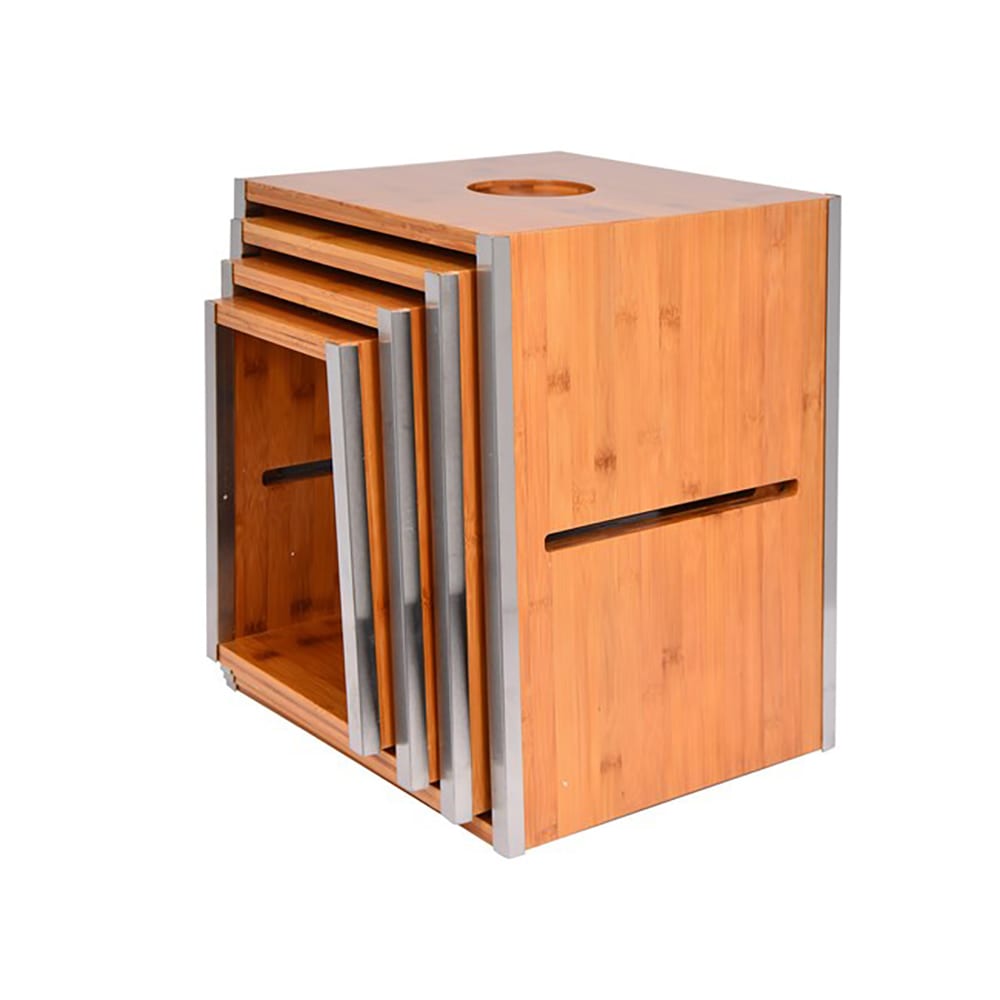 Eastern Tabletop 1805 Multi-Level Mobile Buffet Display Tower - 17 1/2 ...