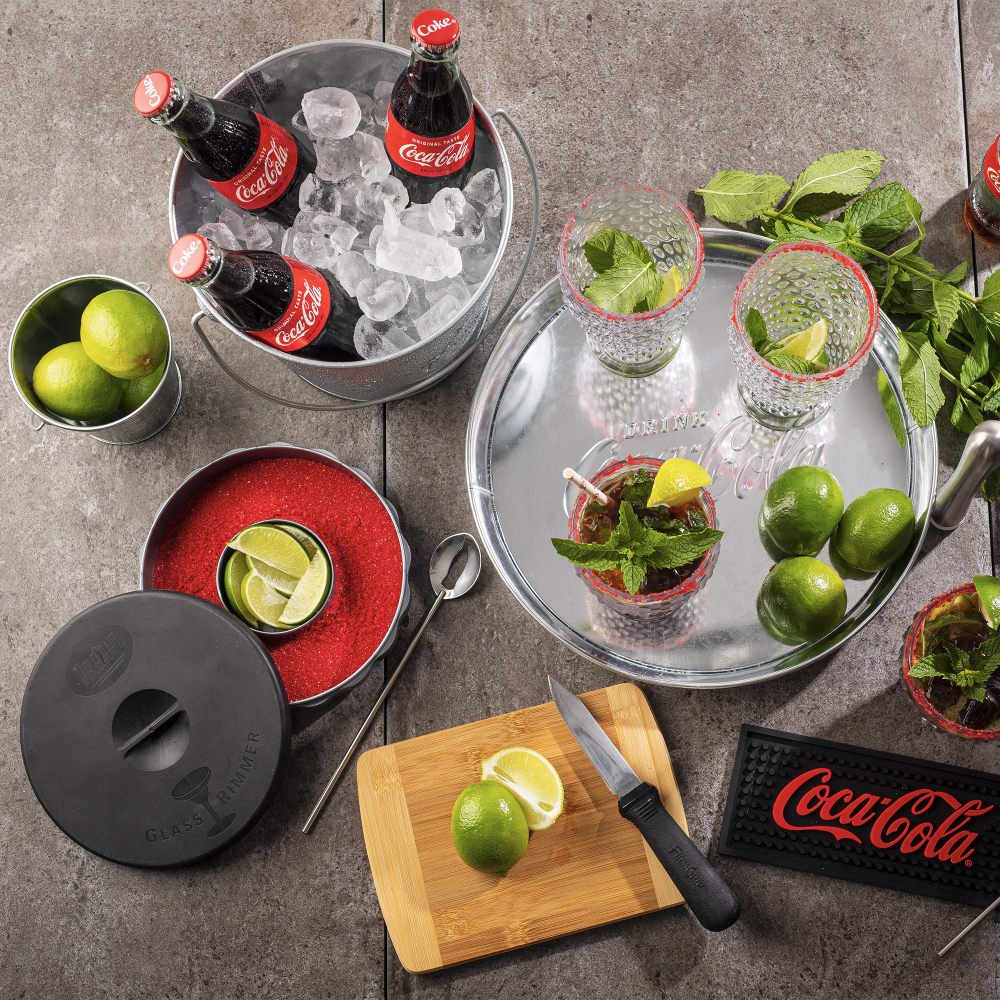 Tablecraft H634 2 Piece Glass Rimmer w/ TPW Lid, Polypropylene