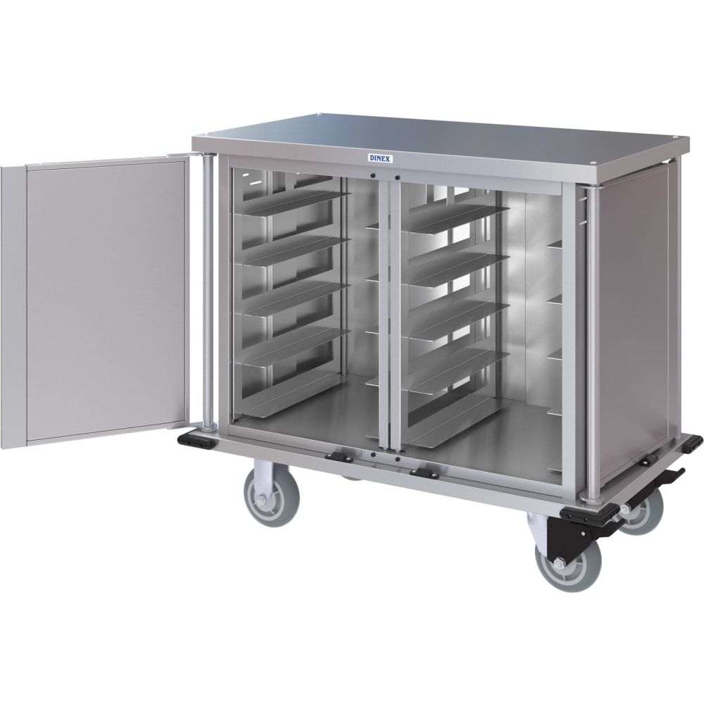 Dinex DXPTQC1T2D10 10 Tray Ambient Meal Delivery Cart