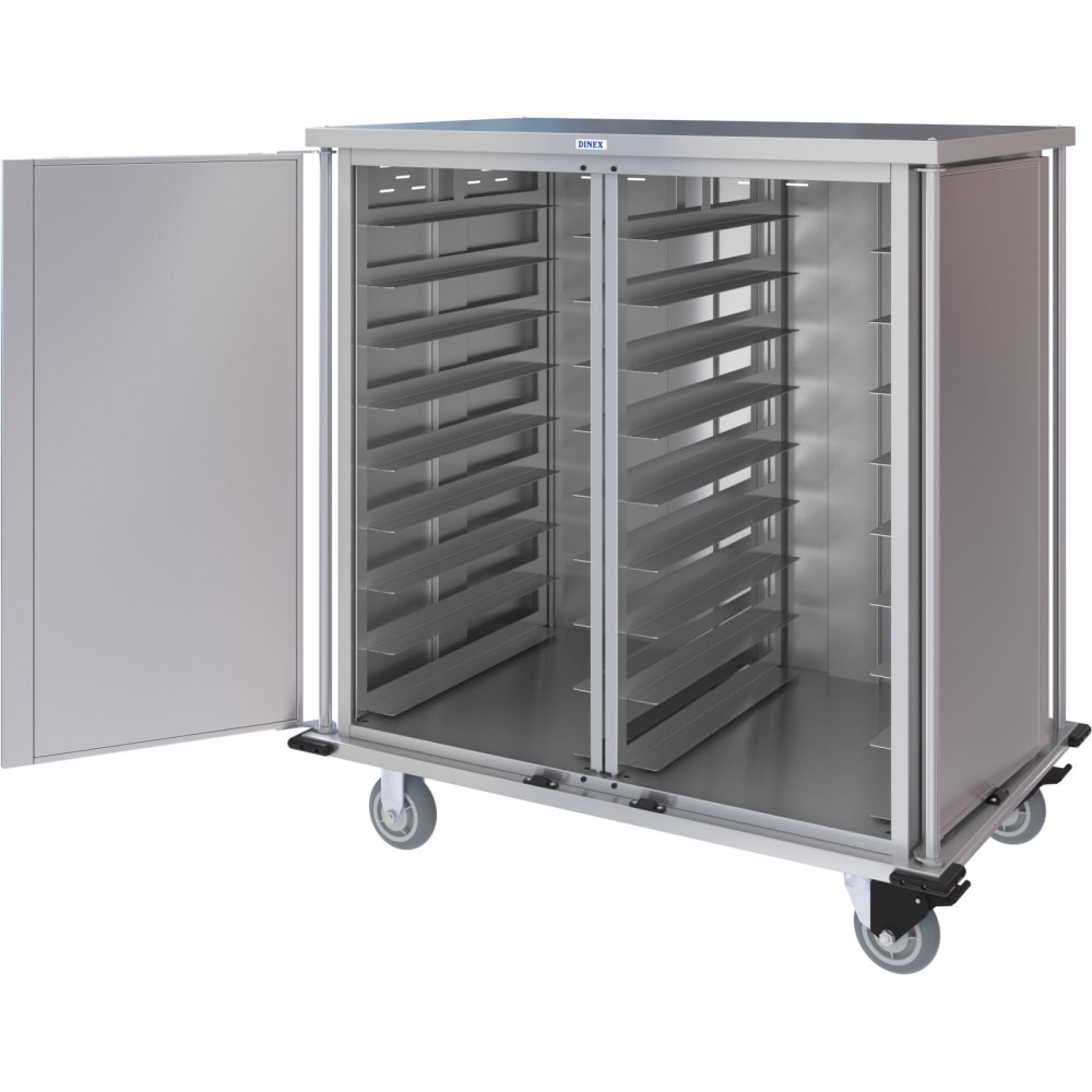 Dinex DXPTQC2T2D36 36 Tray Ambient Meal Delivery Cart