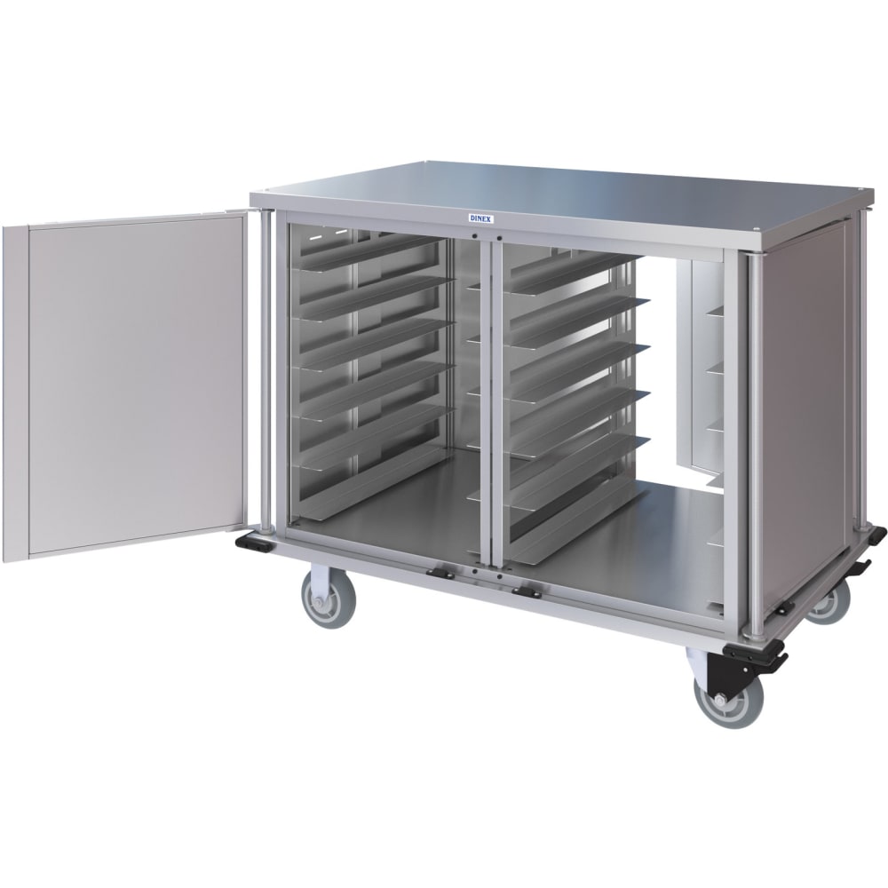 Dinex DXPTQC2T2DPT24 24 Tray Ambient Meal Delivery Cart