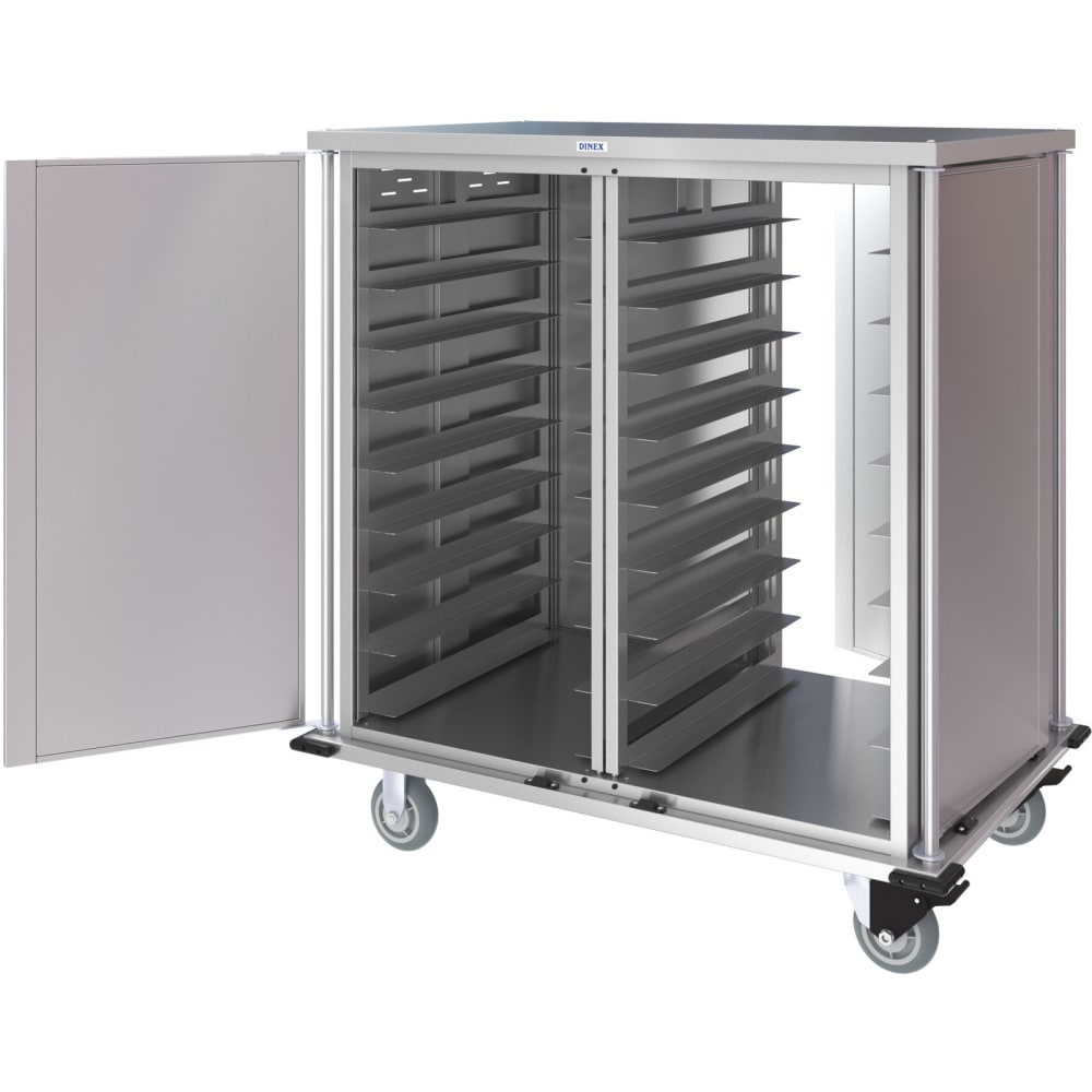 Dinex DXPTQC2T2DPT36 36 Tray Ambient Meal Delivery Cart