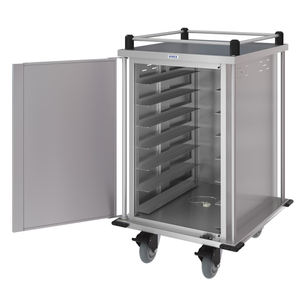 Dinex DXPTQC2T1D14 18 Tray Ambien Meal Delivery Cart