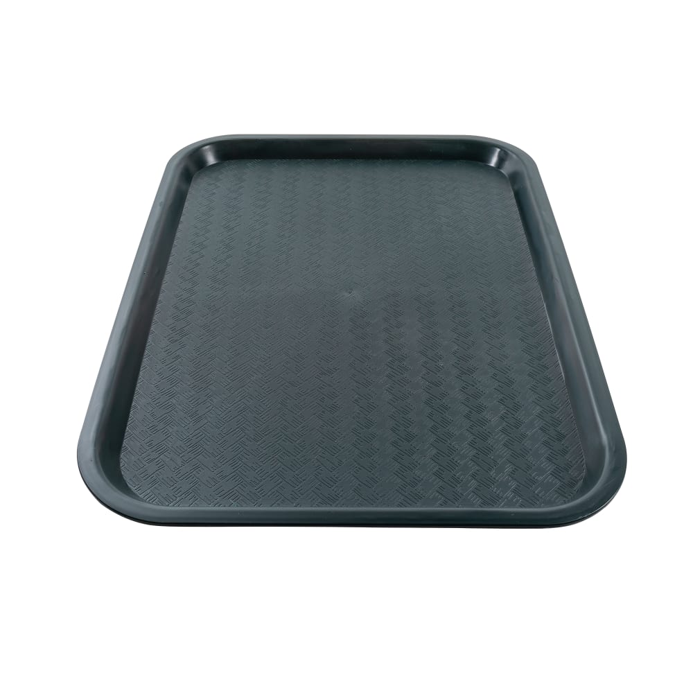 Winco FFT-1216G Plastic Fast Food Tray - 16"L x 12"W, Green