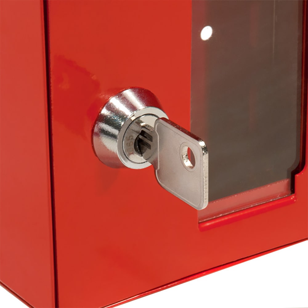 Barska Breakable Emergency Key Box with Attached Hammer - Steel, Red ...