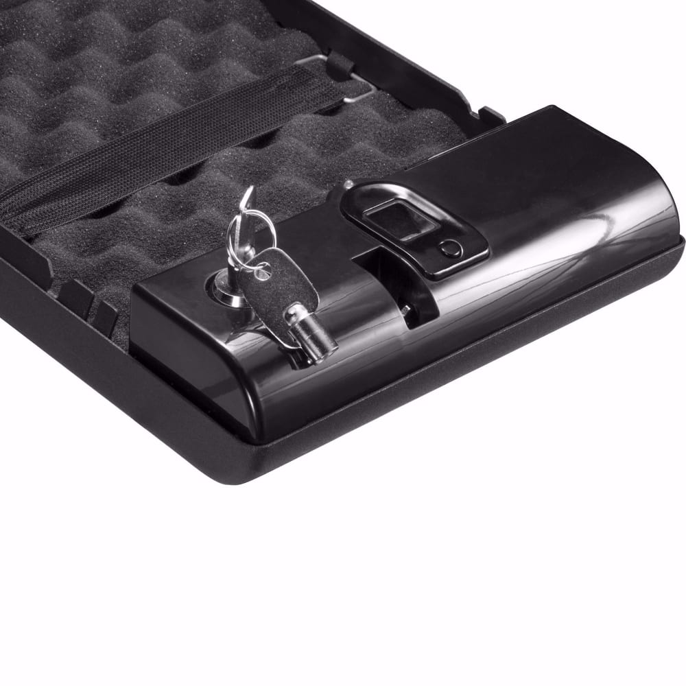 Barska Lock Box w/ Combination Lock - 10-1/2"L x 7-3/8"W x 2"H, Steel ...