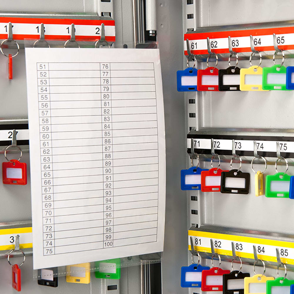 Barska 400 Key Cabinet w/ Key Lock - Steel, Gray (CB12490)