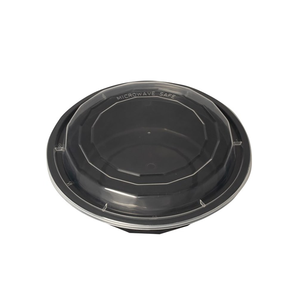 ITI 16 oz Round Plastic To Go Container with / Lid (TG-PP-16-R)