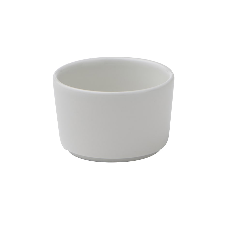 Churchill 4 oz Studio Prints® Dip Pot - Ceramic, White (WHSSDP1)
