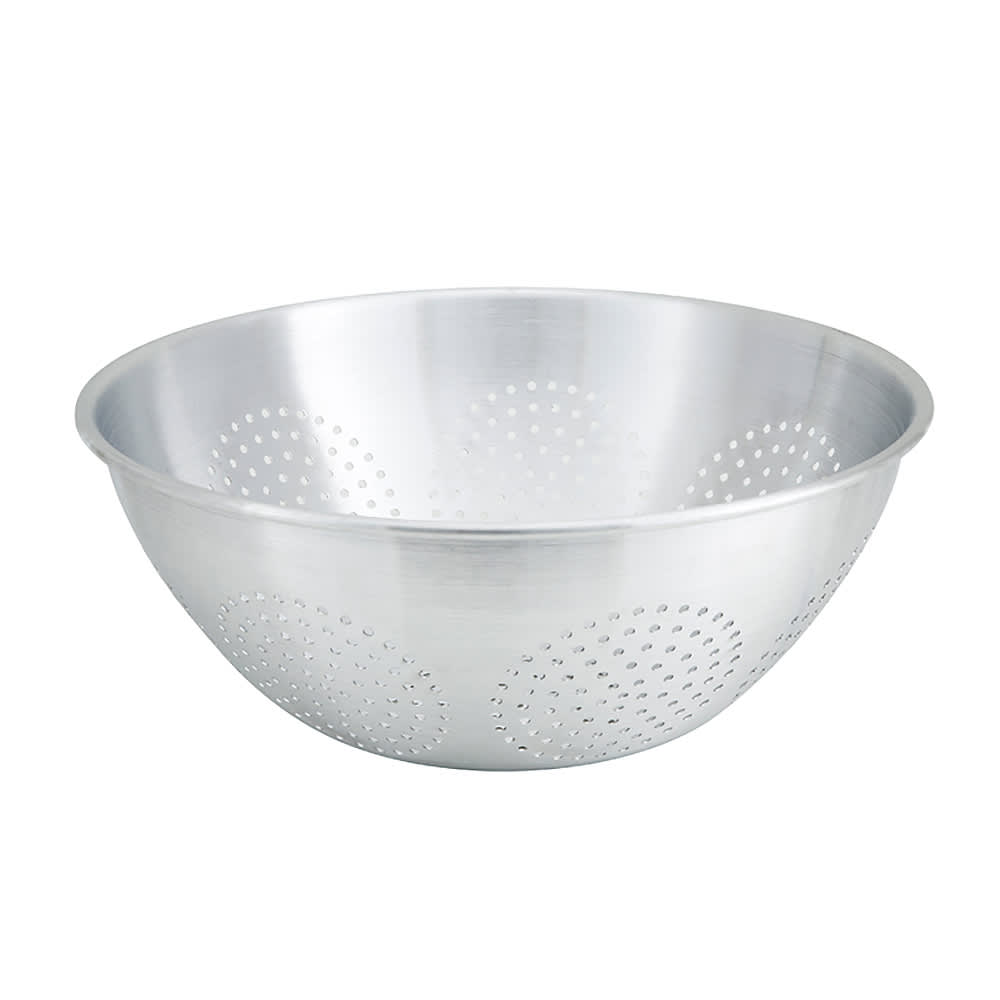 Winco ALO-12 12 qt Chinese Colander w/ 13 1/2" Bowl Diameter, Aluminum