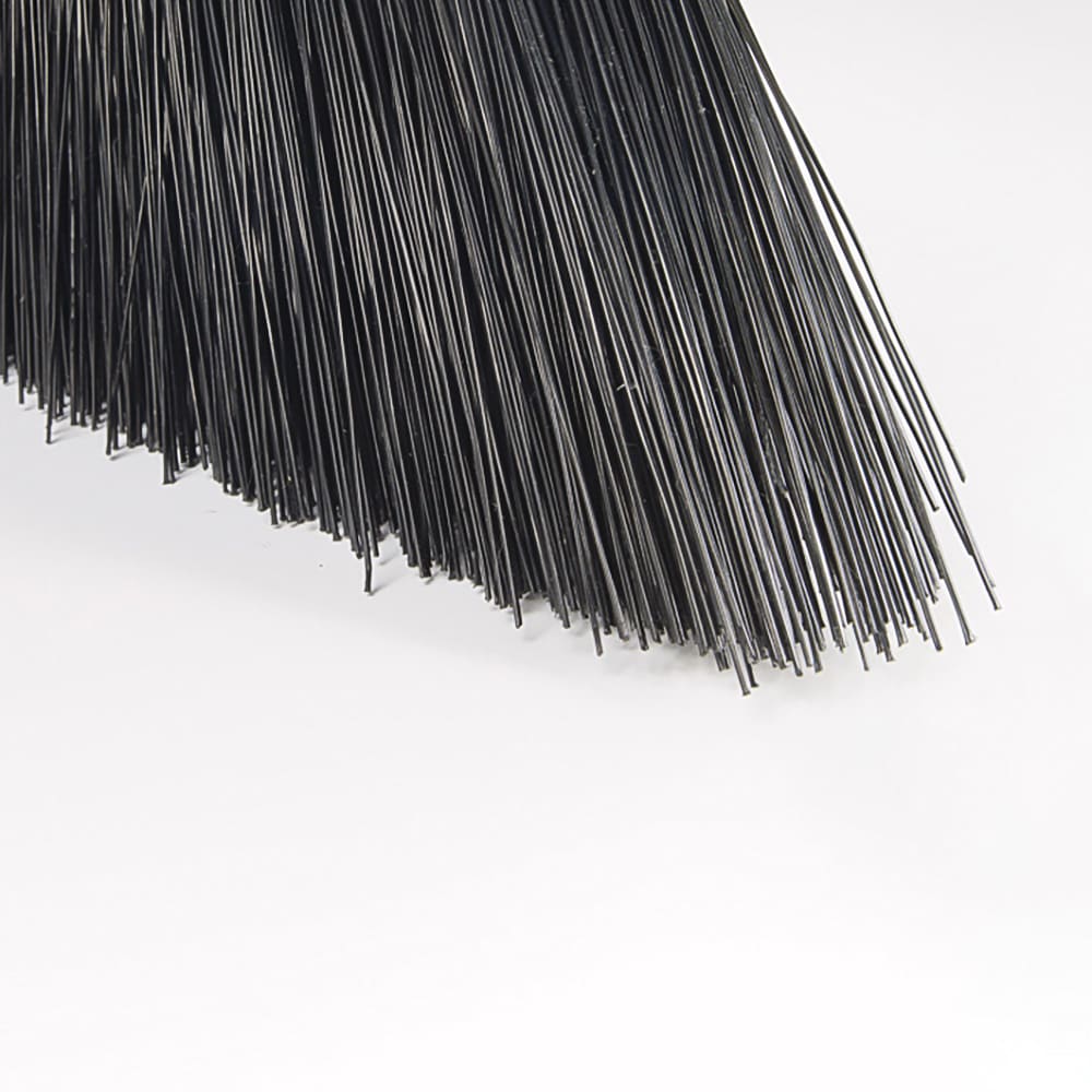 Winco BRAU-9K Angled Broom Head w/ Black Unflagged Bristles