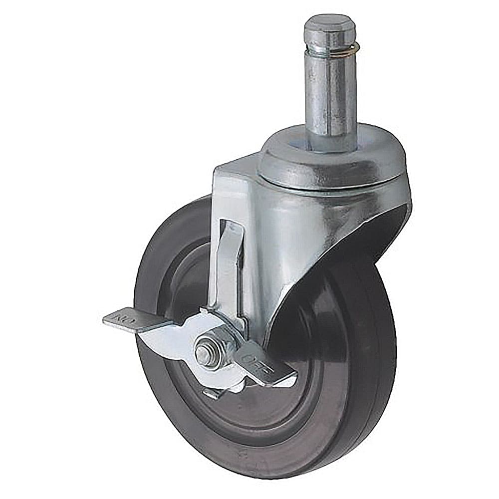 Winco VC-CTB 5" Stem Caster for Shelving Units w/ Brake
