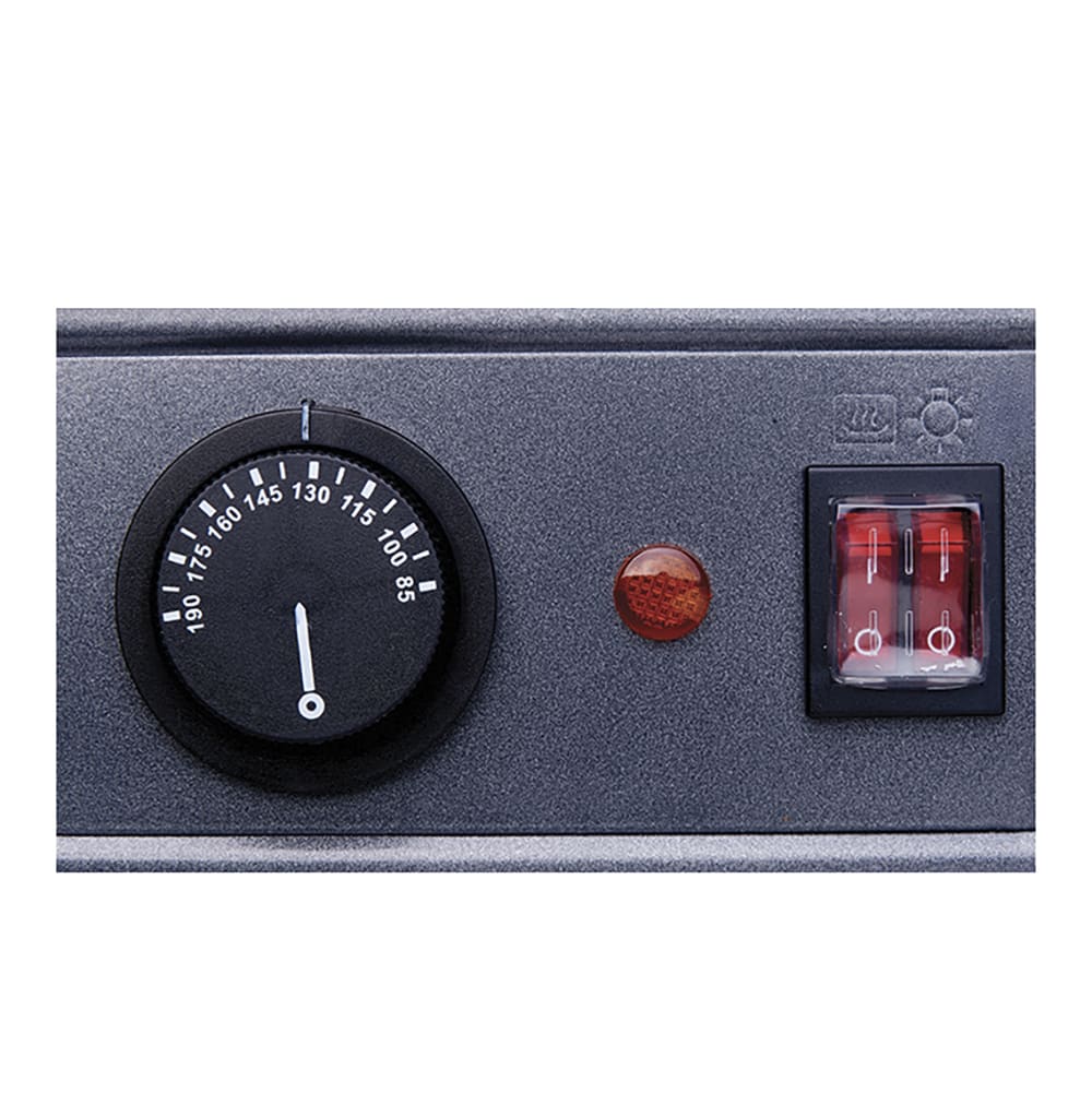 Winco HDM-13 13 1/2" Self Service Countertop Heated Display Case - (3 ...