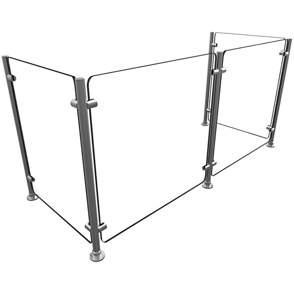 Hatco EP5-48 Full Service Mounted Food Shield - 48" x 18" x 25", Glass ...