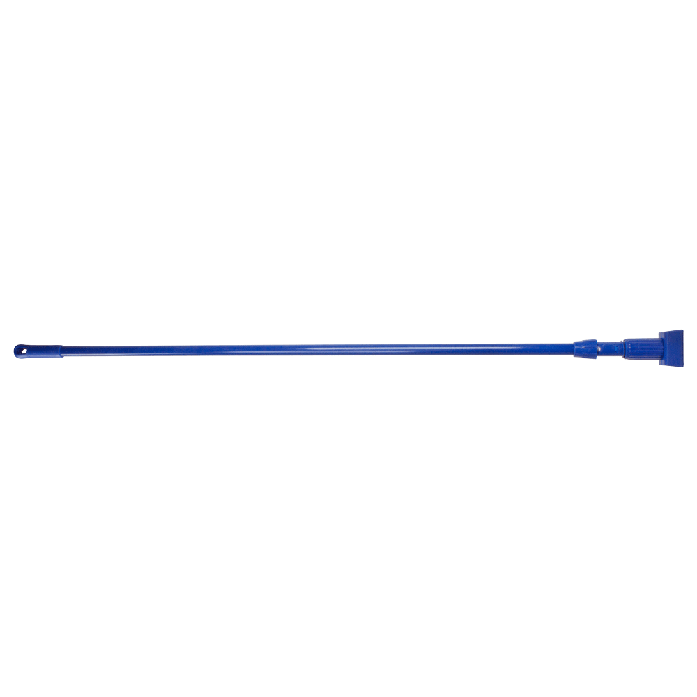 Carlisle 60" Mop Handle - Jaw Style, Fiberglass, Blue (369475EC14)