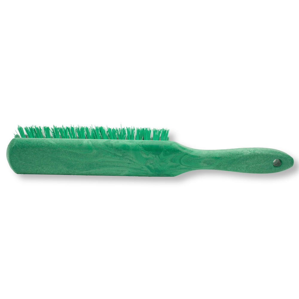 Carlisle 13 1/2" Counter/Bench Brush - Poly/Plastic, Green (40480EC09)