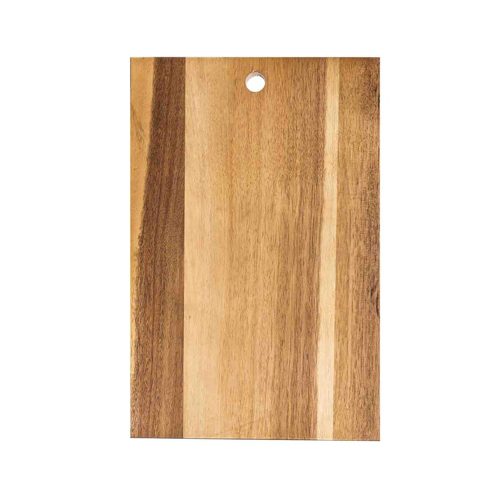 Tablecraft 11291 Rectangular Serving Board - 12" x 8", Acacia Wood