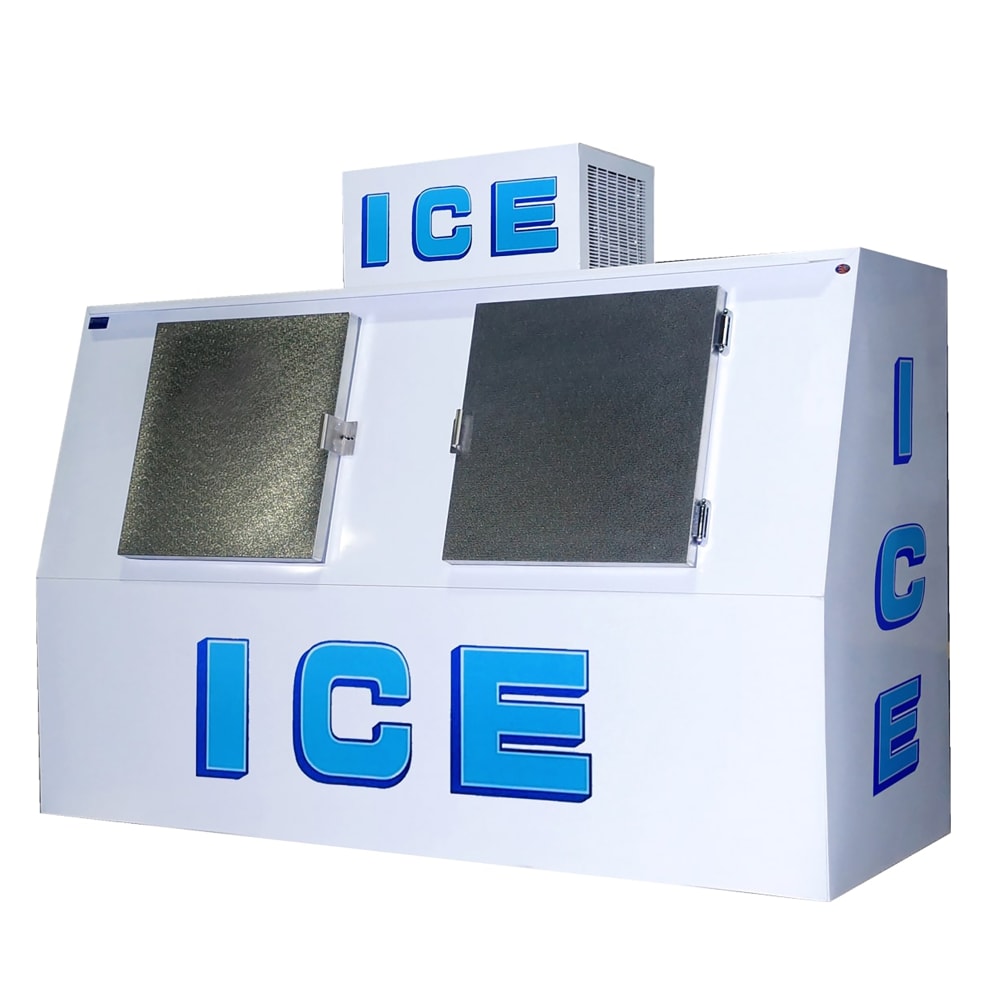 Polar Temp 900ADP 96" Outdoor Ice Merchandiser w/ (101) 20 lb Bag ...