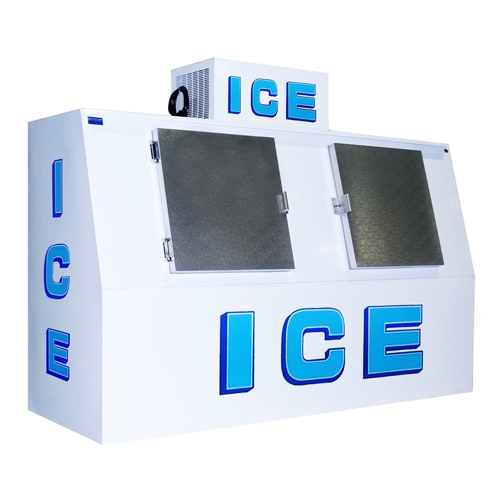 Polar Temp 900ADP 96" Outdoor Ice Merchandiser w/ (101) 20 lb Bag ...