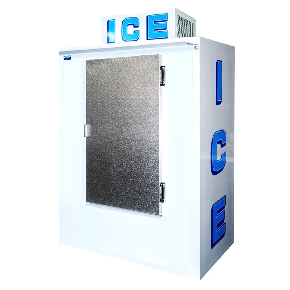 Polar Temp 420CW 48" Outdoor Ice Merchandiser w/ (50) 20 lb Bag ...