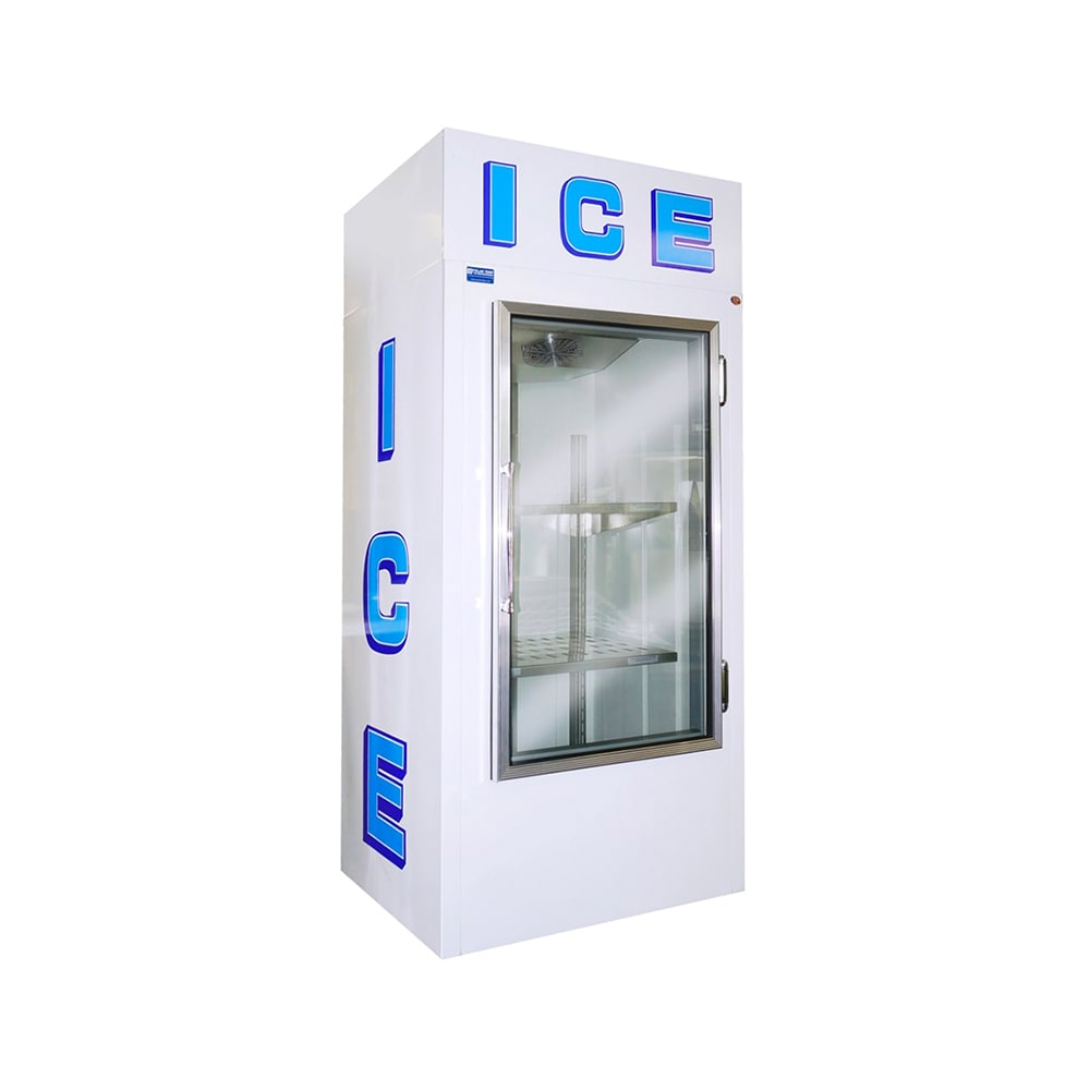 Polar Temp 300CWG 36" Indoor Ice Merchandiser w/ (35) 20 lb Bag ...