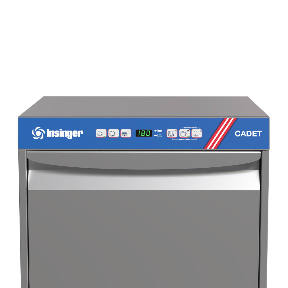 Insinger CADET High Temp Rack Undercounter Dishwasher w/ 30 Racks/hr ...