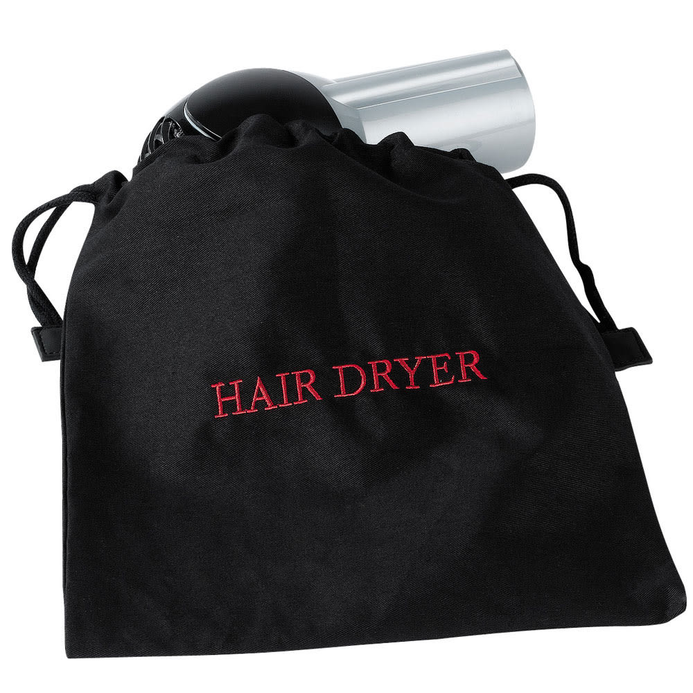 Hospitality 1 Source Hair Dryer Bag w/ Drawstring Closure - 12" x 12 ...