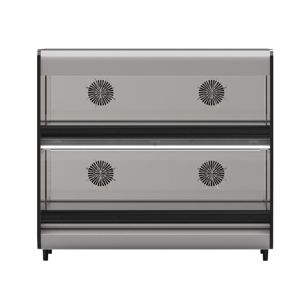 Flexeserve 38 3/10" Self Service Countertop Heated Display Case - (2 ...