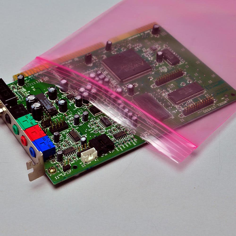 LK Packaging Zipper Top Seal Anti Static Bag - 24"L x 18"W, 4 mil, LDPE ...