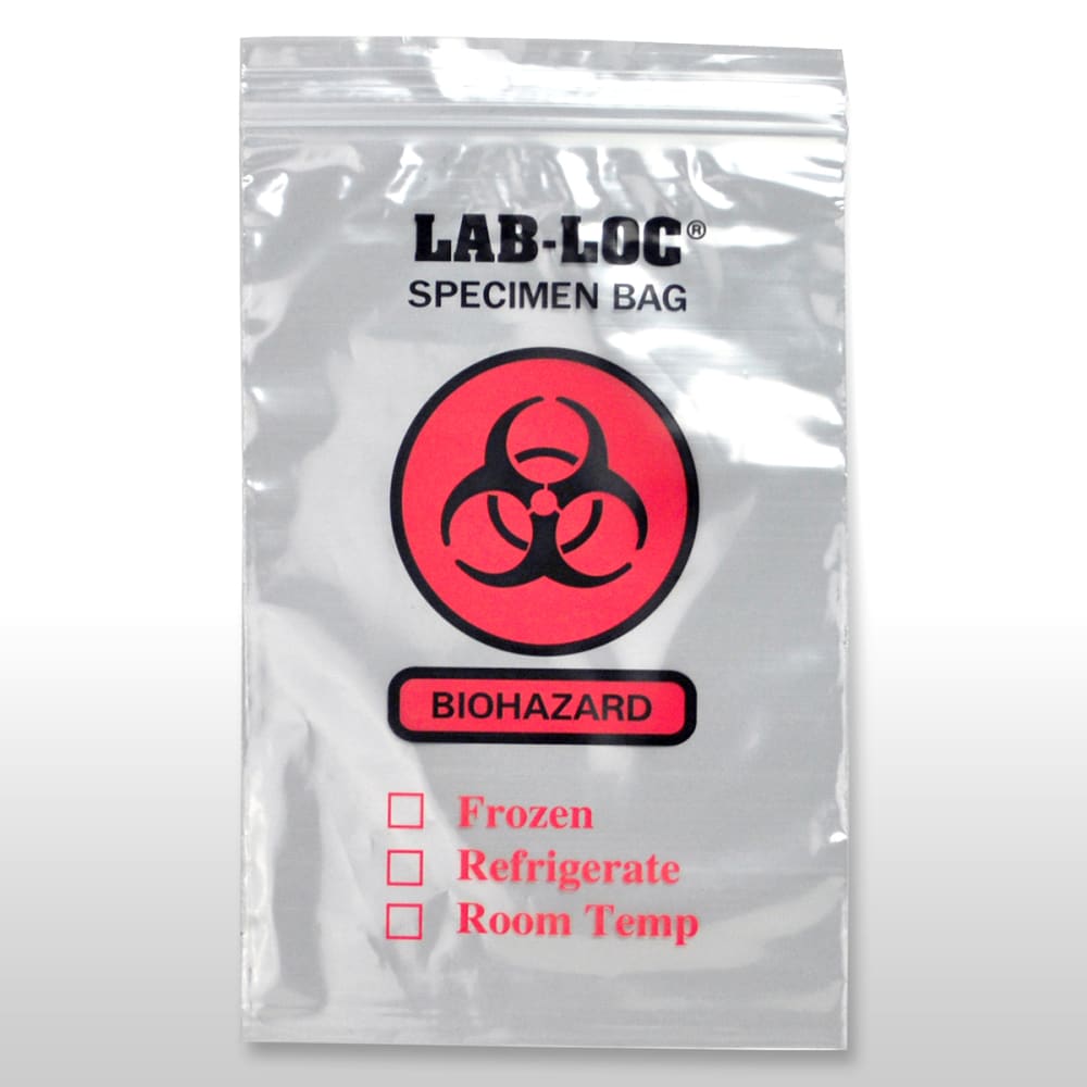 LK Packaging Lab-Loc® Reclosable 2-Wall Specimen Bags - 10" x 10 ...