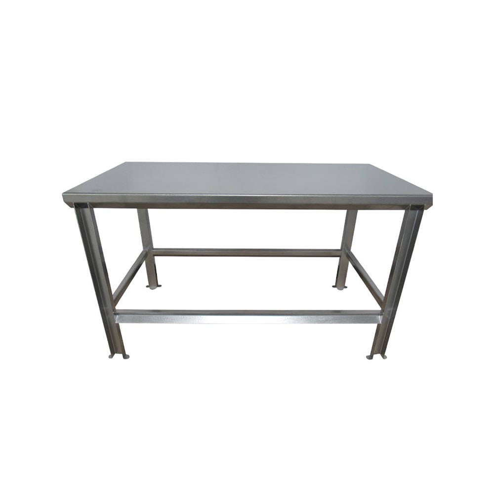 SSL Industries 72" 11 ga Work Table w/ 304 Series Stainless Flat Top ...