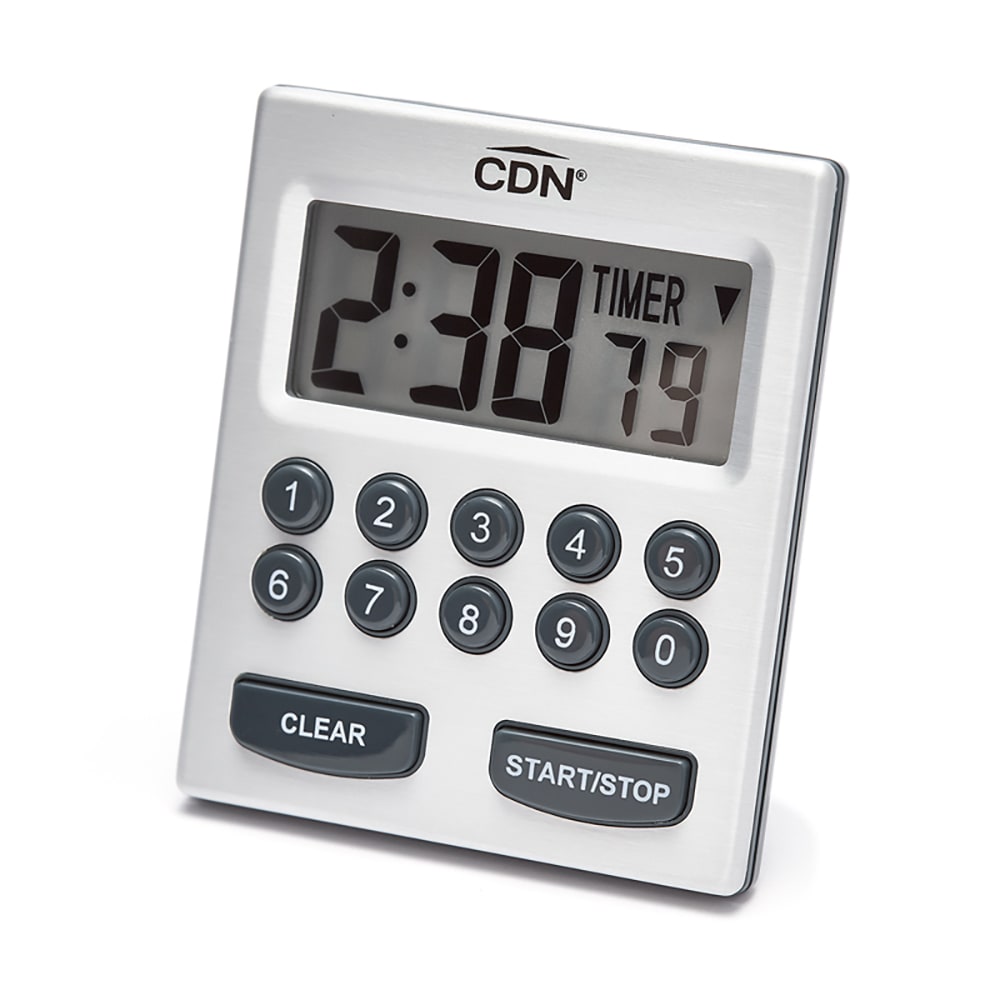 CDN Digital Timer w/ 3/4" LCD Readout, Minute & Second Timing (TM30)