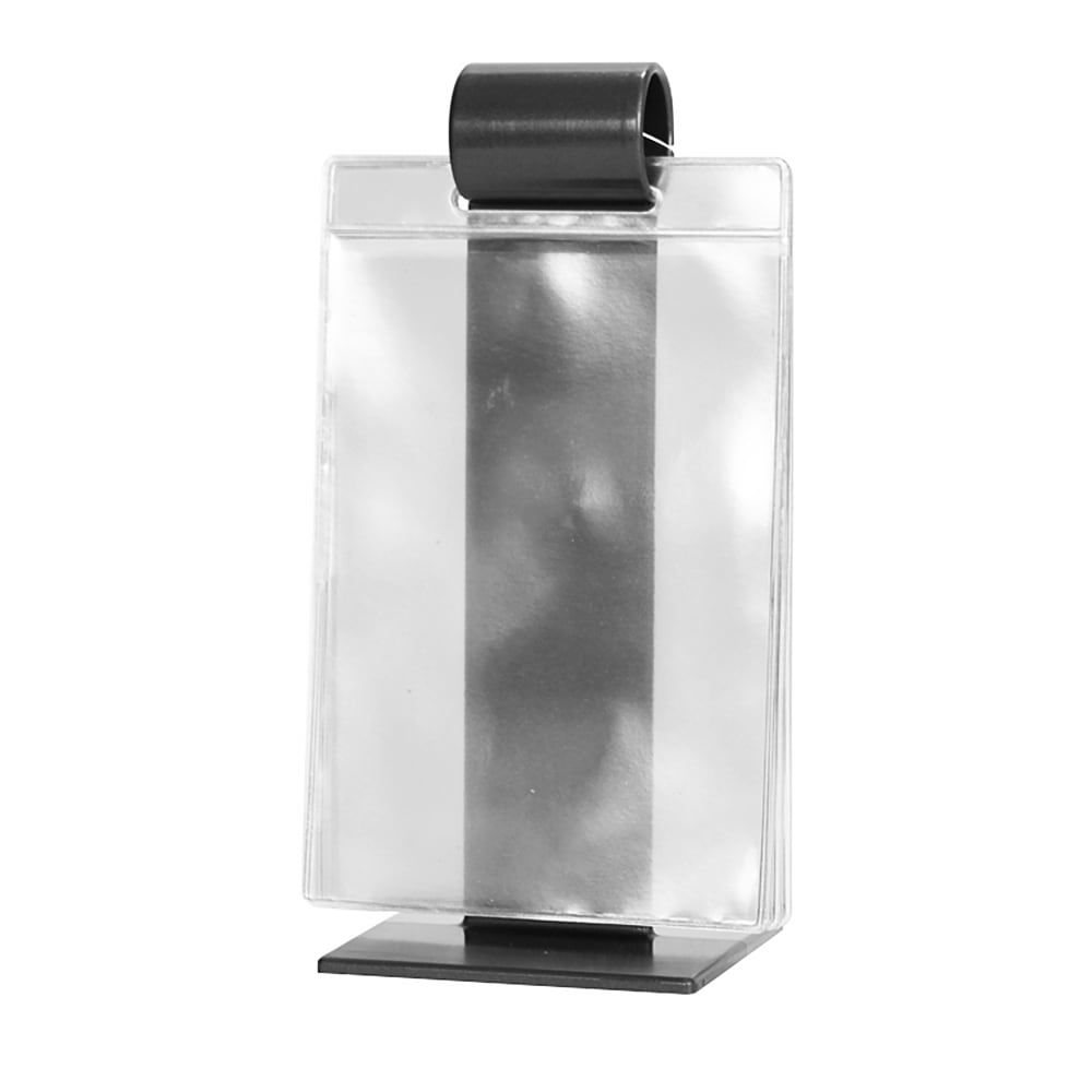 Risch Tabletop Roll Stand Menu Holder w/ (6) Clear Pockets - Plastic ...