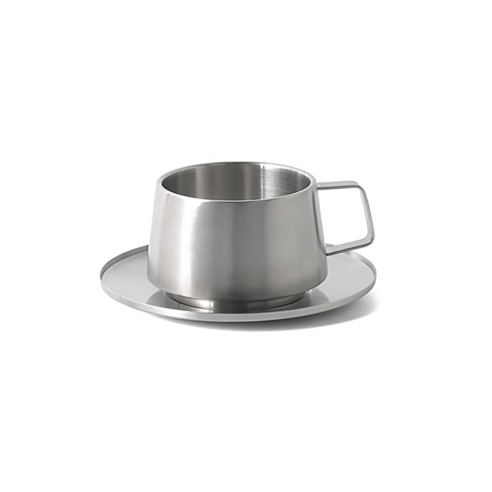 Front of the House 6 1/4" Round Bevel™ Saucer - Stainless Steel ...