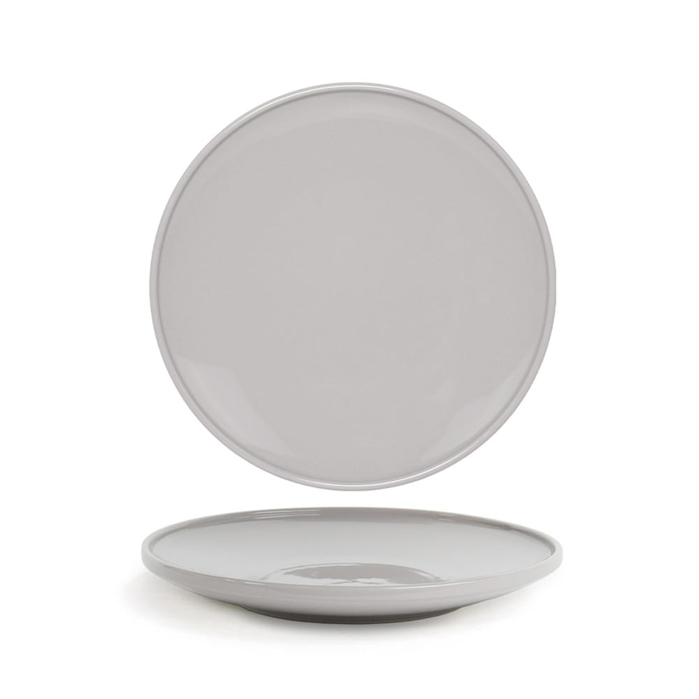 Front of the House 11" Round Bevel™ Plate - Porcelain, Stone (DDP094GYP21)