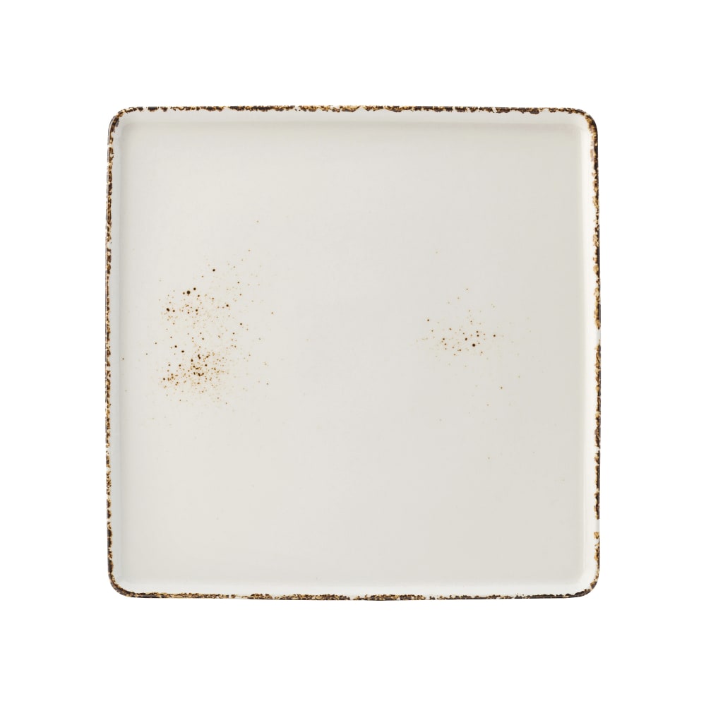 Steelite UCT9071 10" Square Utopia Umbra Plate - Porcelain, White