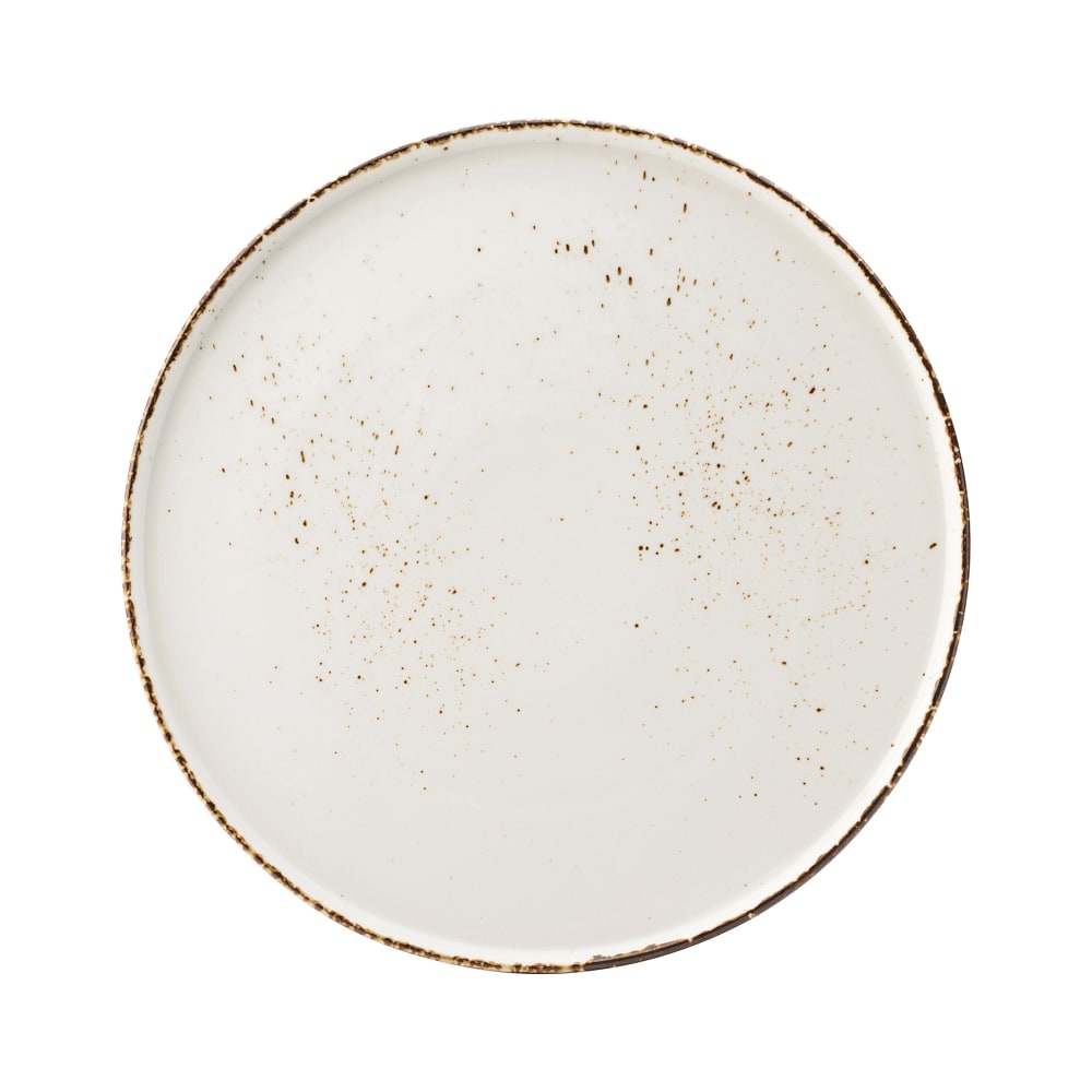 Steelite UCT9074 12" Round Utopia Umbra Plate - Porcelain, White