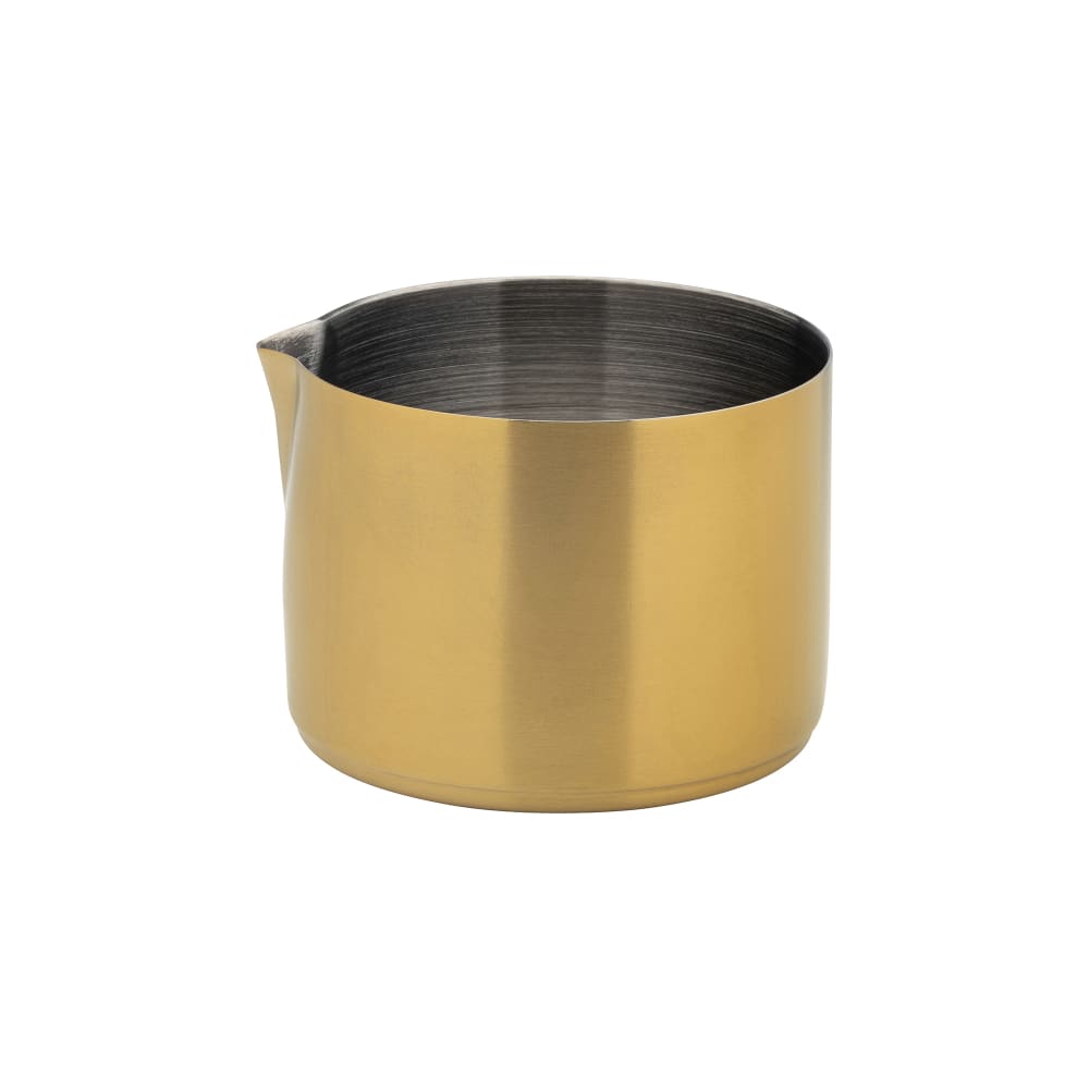 Steelite UF92119 9 oz Utopia Round Pourer - Stainless Steel, Brushed Gold