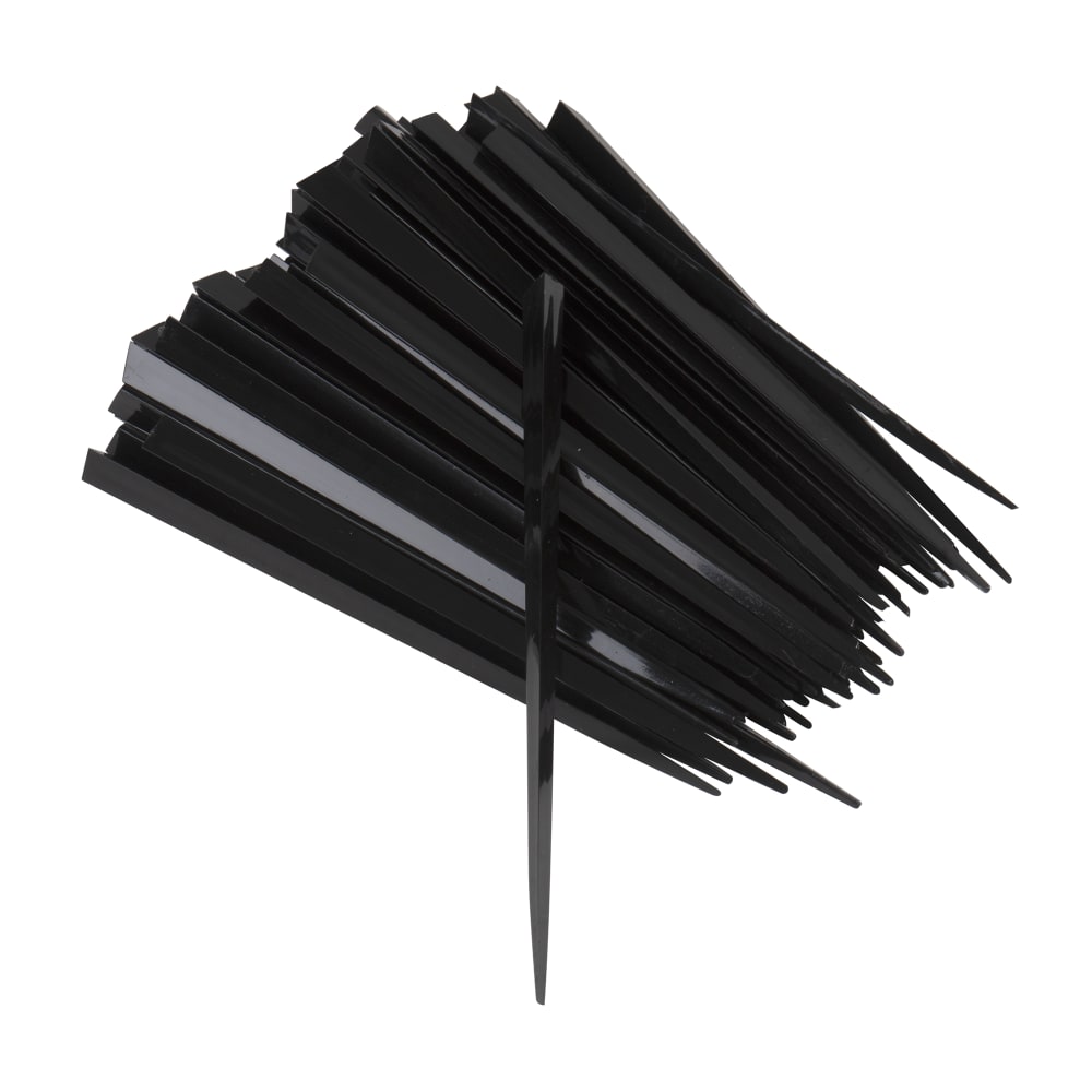 Rofson 4 1/2" Plastic Prism Pick, Black (PRBLK45)