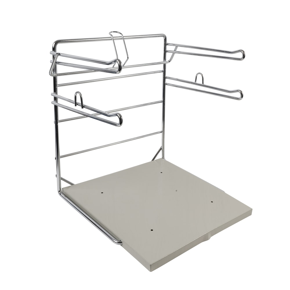 Rofson T Shirt Bag Rack, Metal w/ White Base (TBRACK)