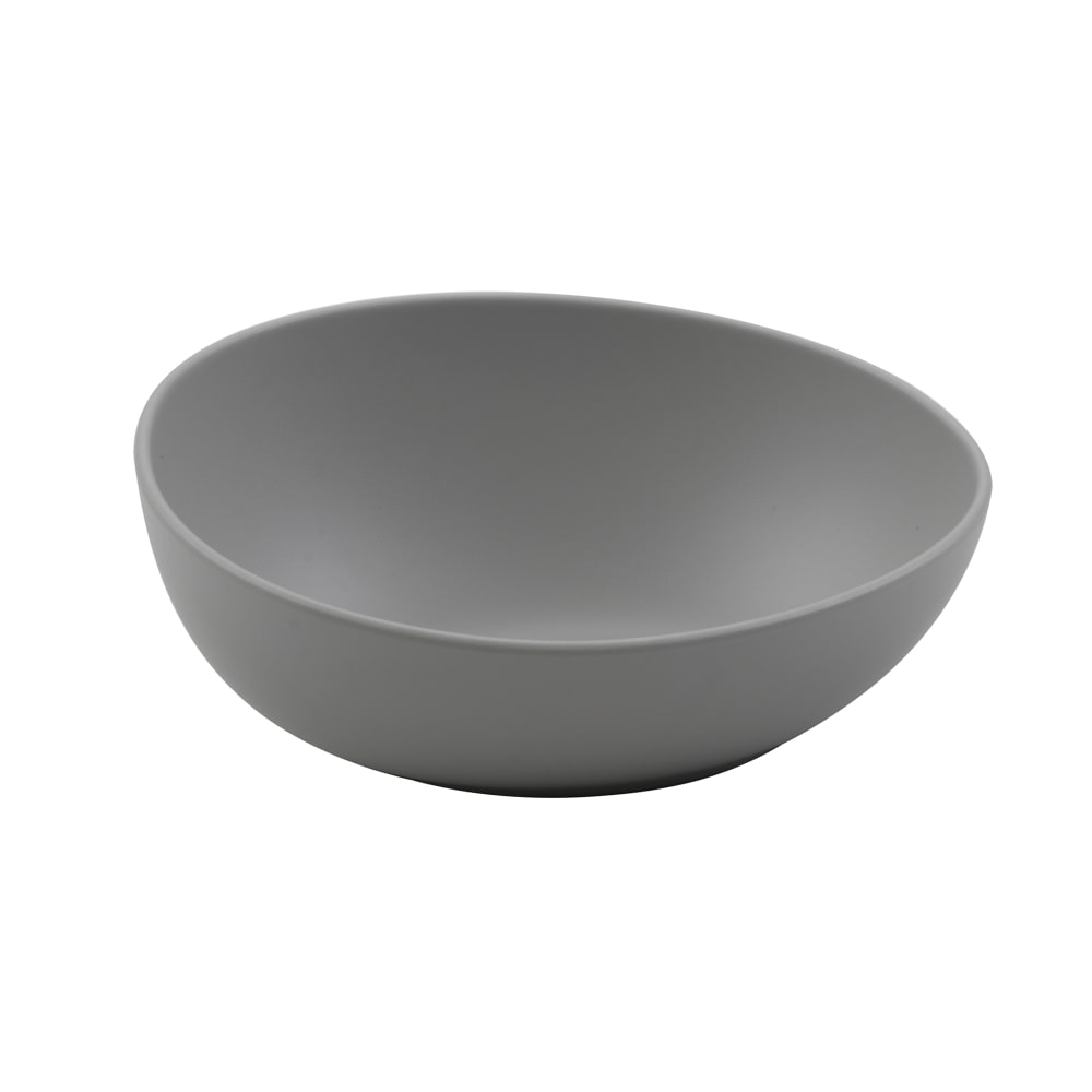 GET 20 oz Round Melamine Soup/Salad Bowl, Light Gray (B-2020-LG)