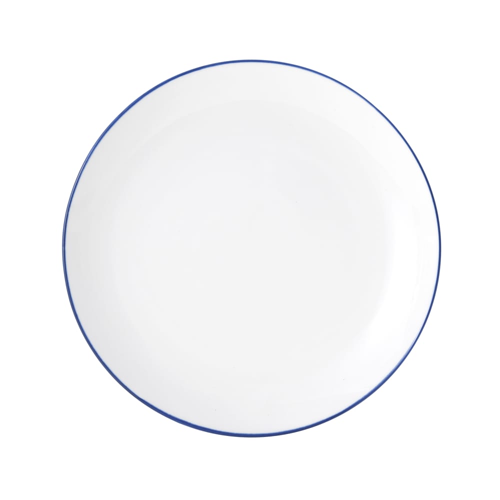 Mikasa Hospitality 9" Round Bistro Coupe Plate - Porcelain, Blue ...