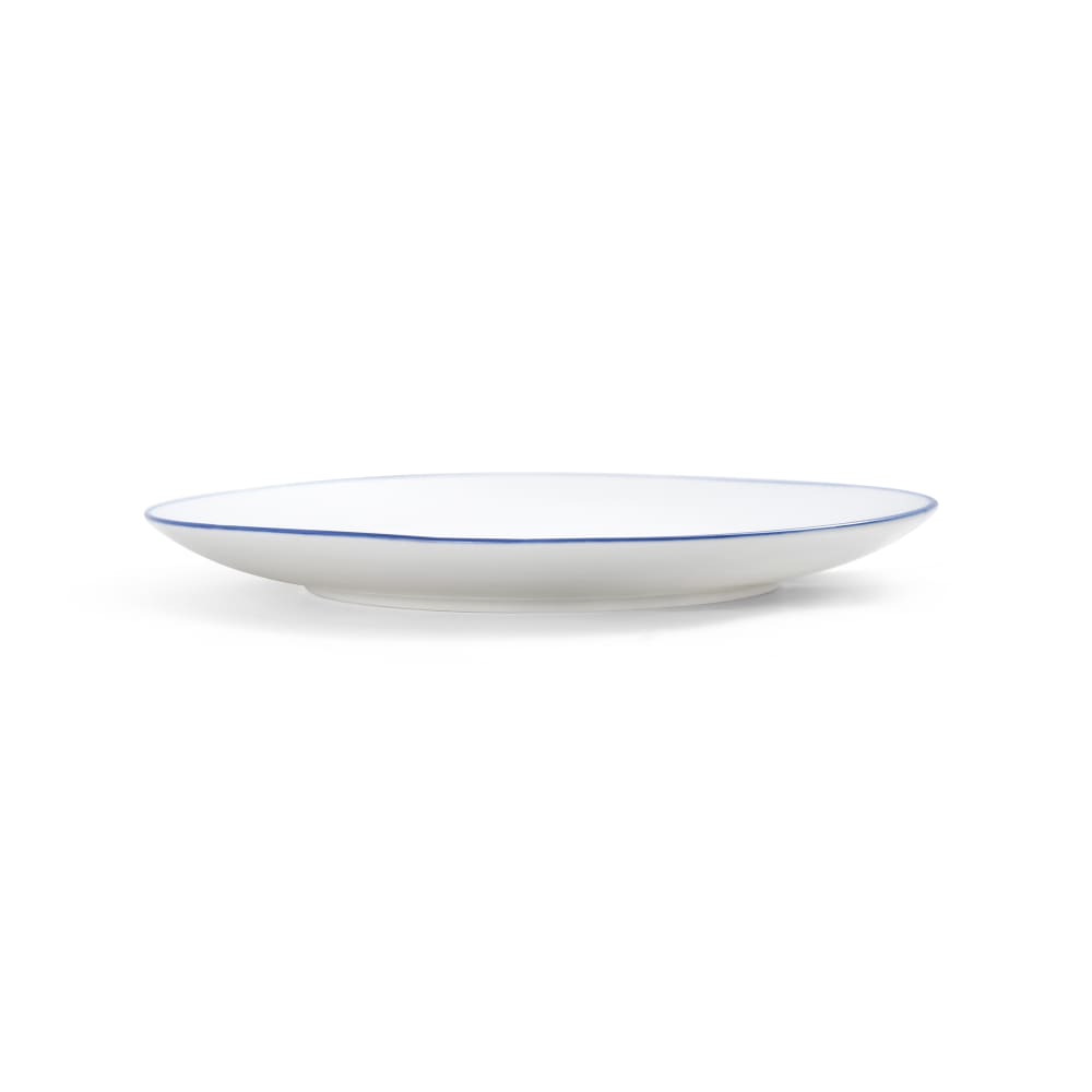 Mikasa Hospitality 9" Round Bistro Coupe Plate - Porcelain, Blue ...