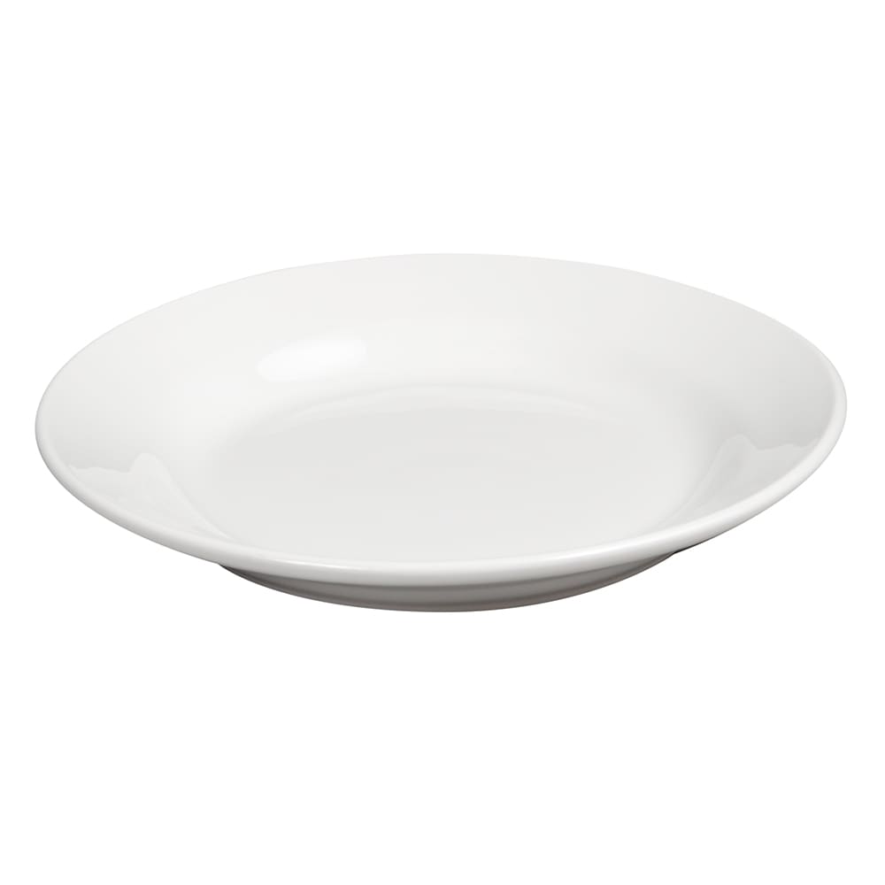 Libbey 999023 134 8 1/4" Round Constellation Plate - Porcelain, Lunar White