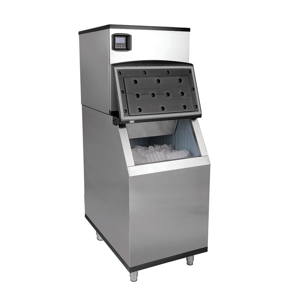 MoTak KT-MIH-360/KT-IB-310 361 lb Half Cube Ice Machine w/ Bin - 310 lb ...